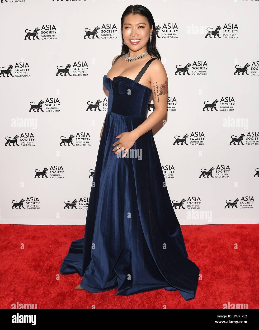 Los Angeles, USA. 20th Feb, 2024. Jiaoying Summers arrives at the 14th Annual U.S-Asia ...
