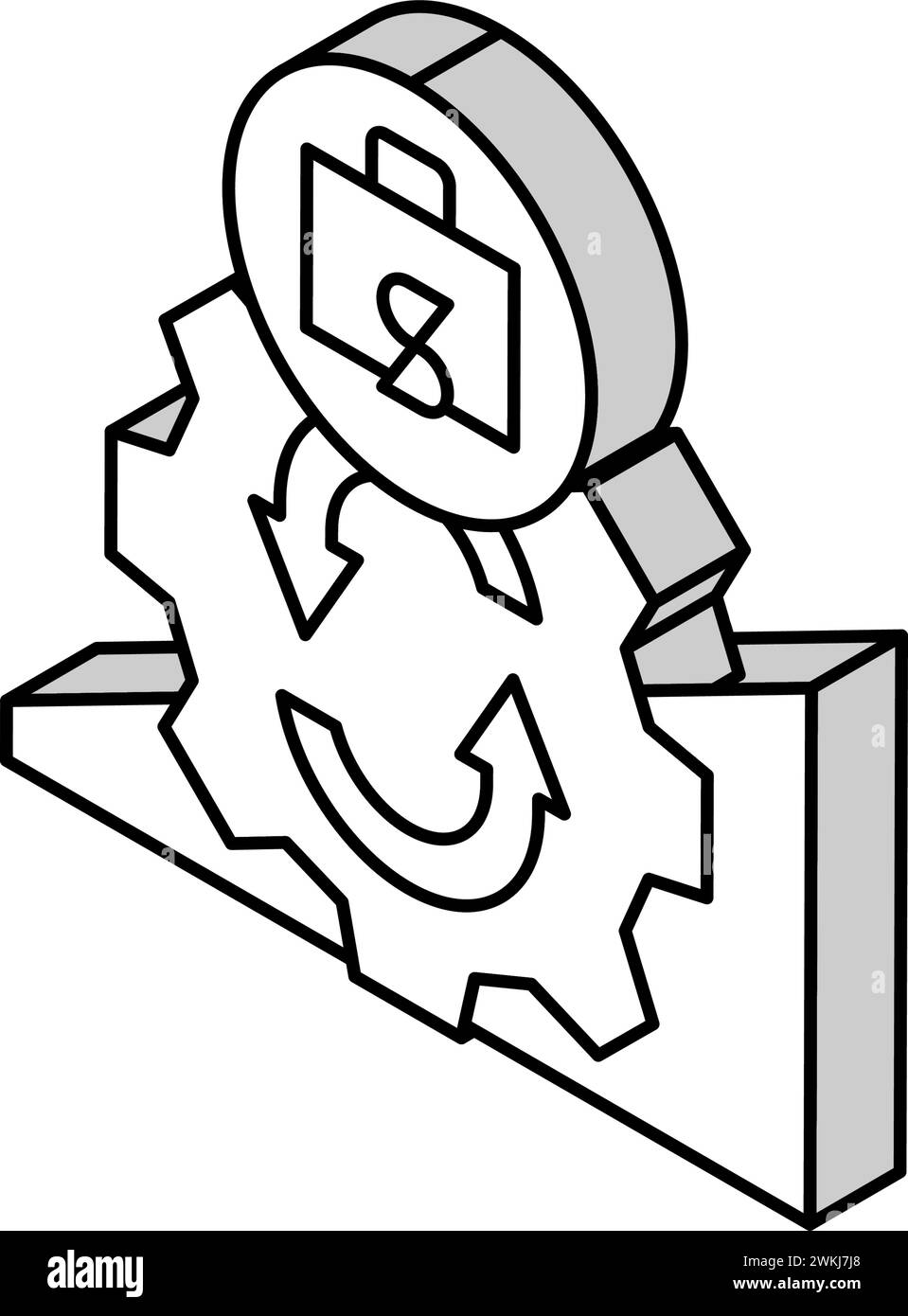 changing business model isometric icon vector illustration Stock Vector ...