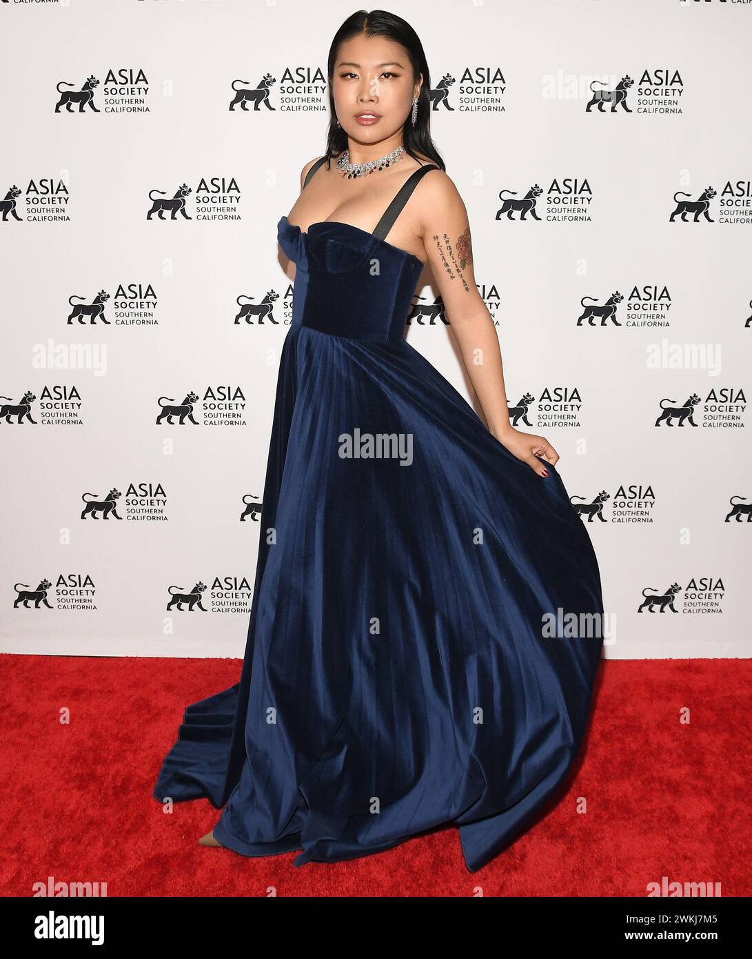 Los Angeles, USA. 20th Feb, 2024. Jiaoying Summers arrives at the 14th Annual U.S-Asia ...