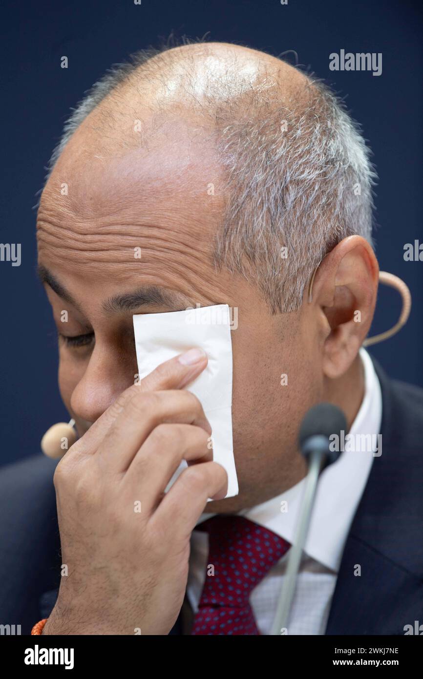 Michael SEN, Vorstandsvorsitzender, CEO, Bilanzpressekonferenz der ...