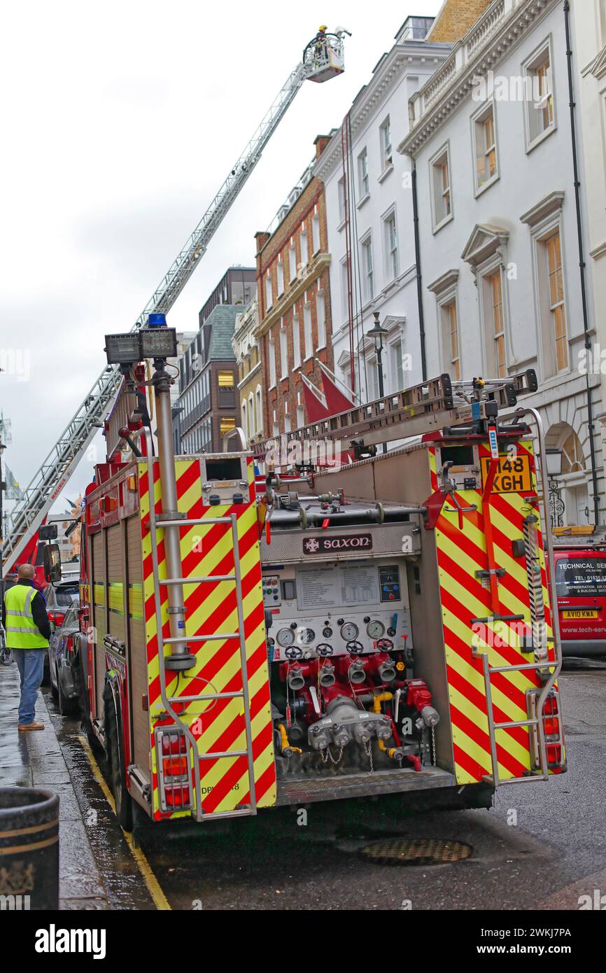 London, United Kingdom - January 28, 2013: Fire Fighters Emergency ...