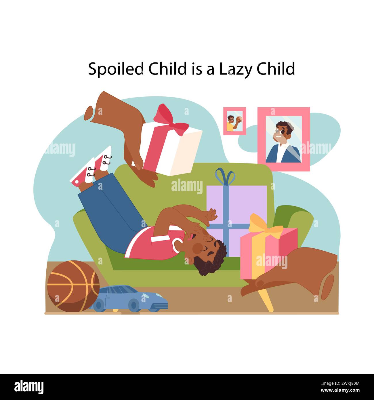 Excessive presents Stock Vector Images - Alamy