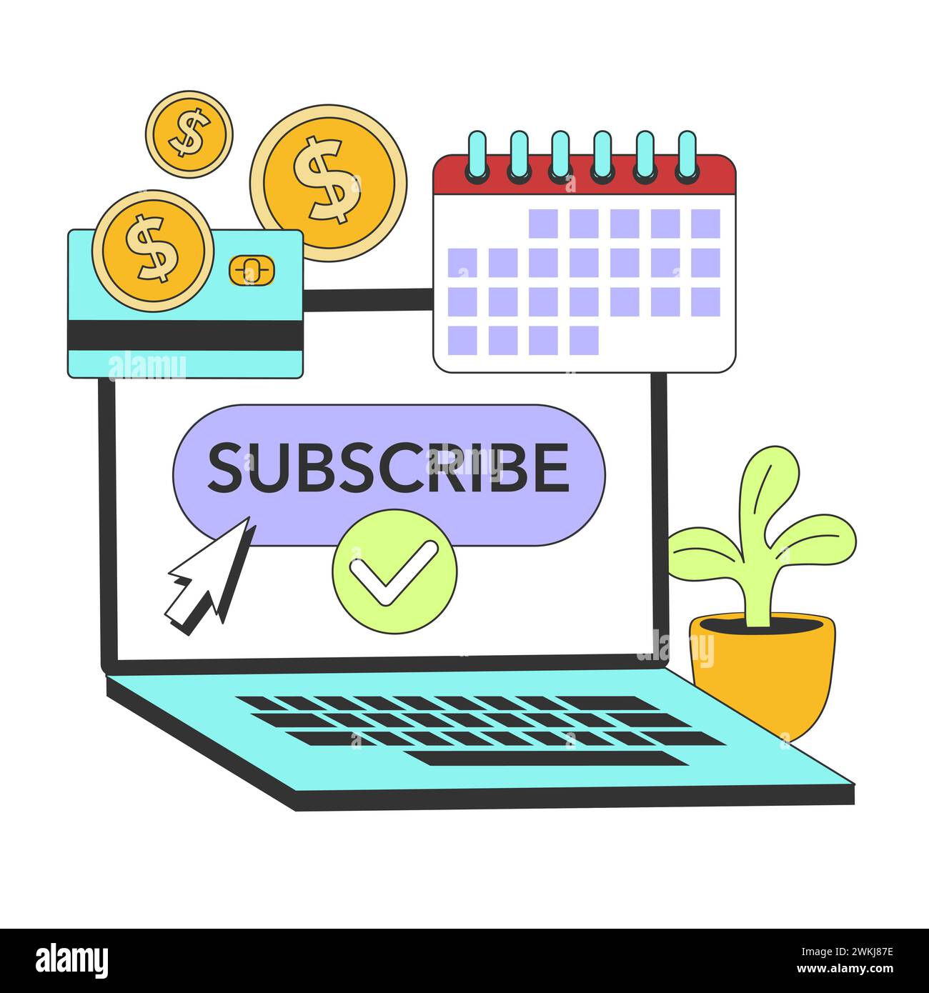 Tv screens news Stock Vector Images - Alamy