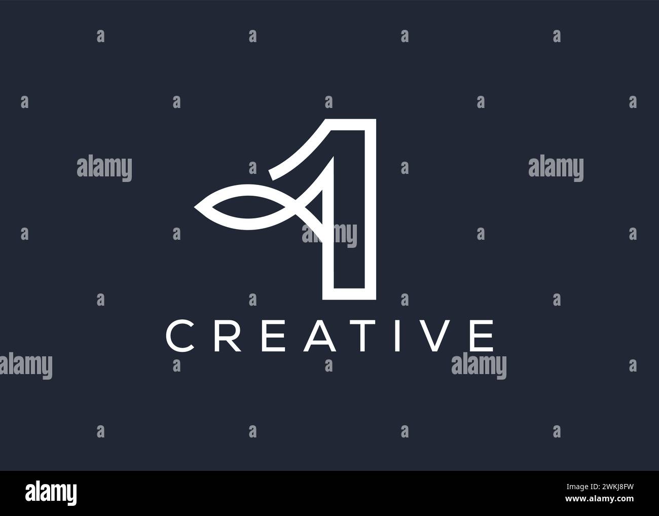 Fishing vector logo design template hi-res stock photography and images ...