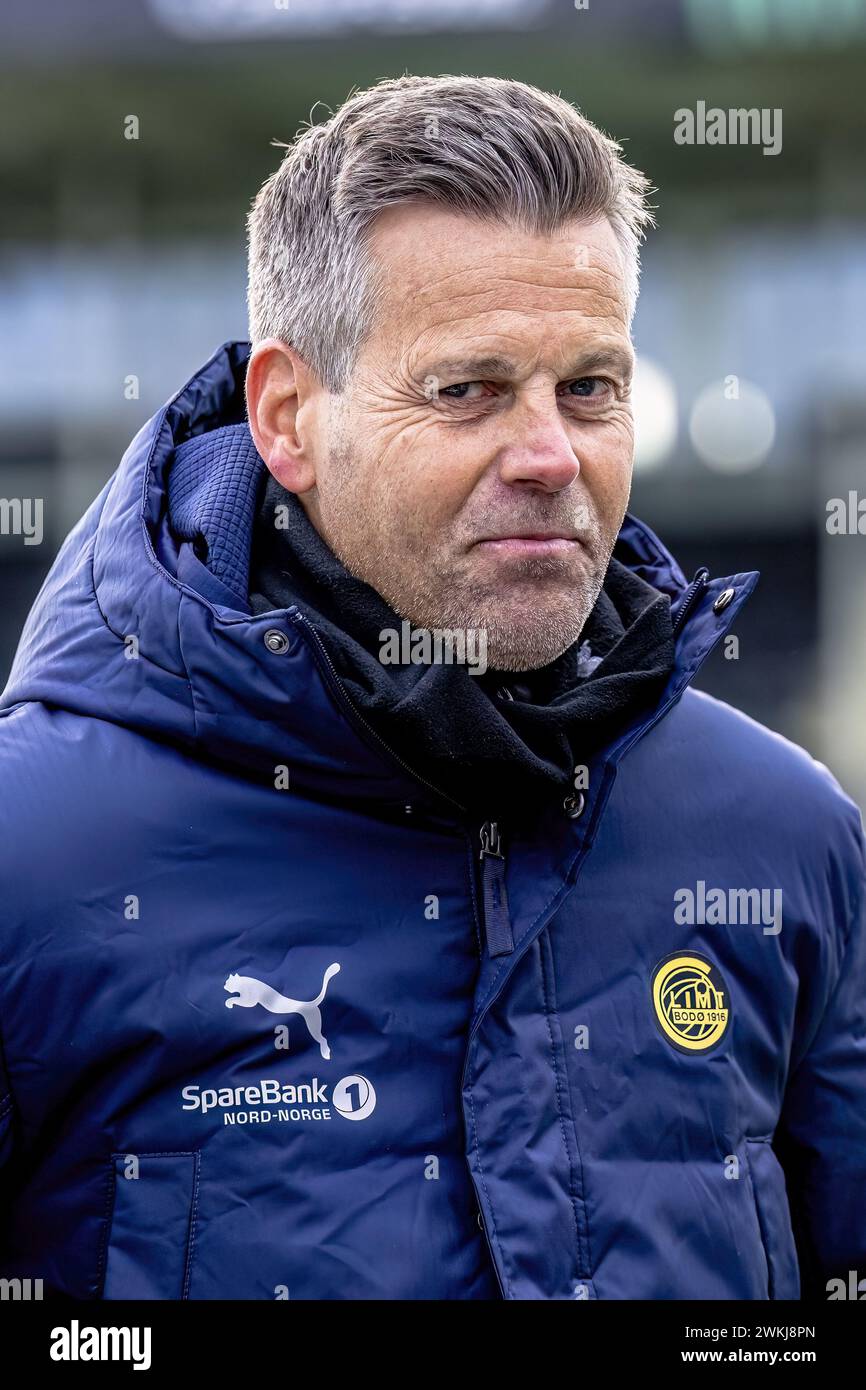 BODO, Norway. 21st Feb, 2024. football, Conference League Play-off 2nd ...