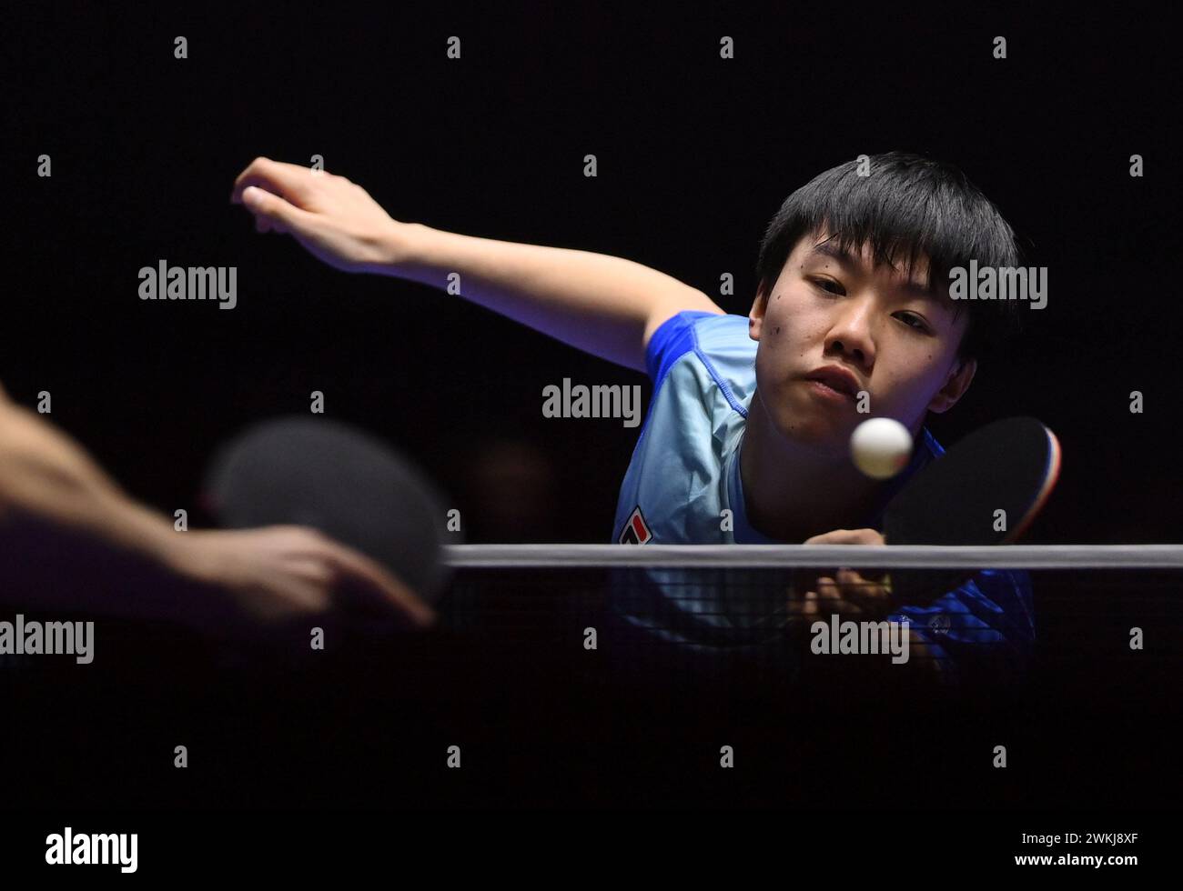 Busan, South Korea. 21st Feb, 2024. Chan Baldwin of China's Hong Kong ...