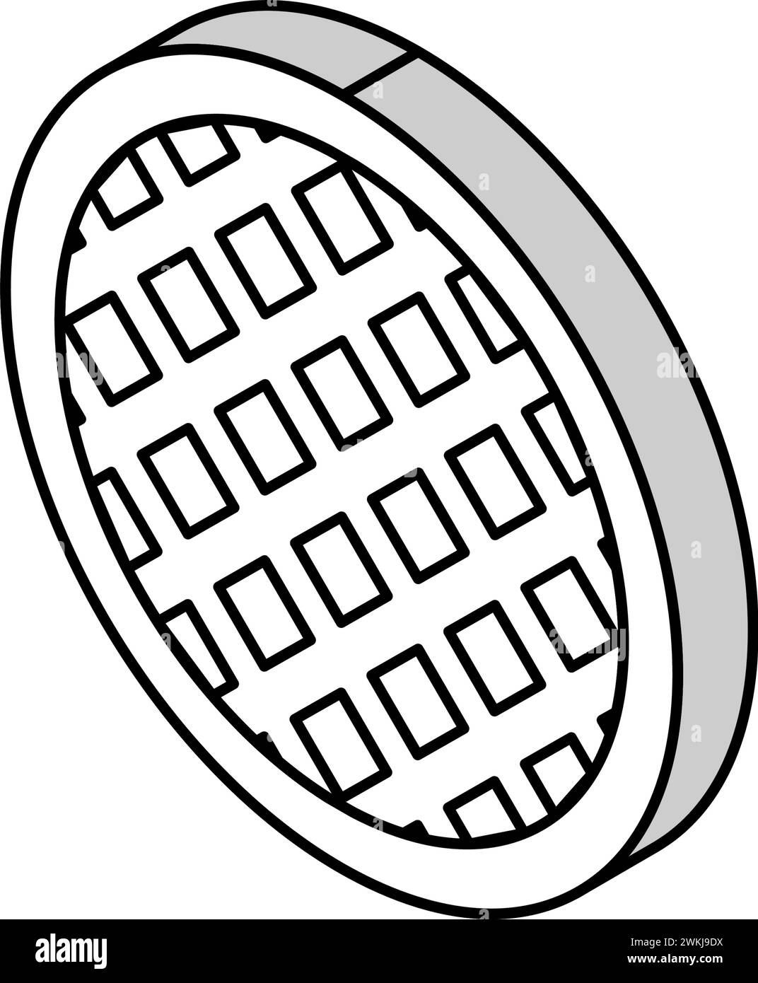 Waffle cotton fabric Black and White Stock Photos & Images - Alamy