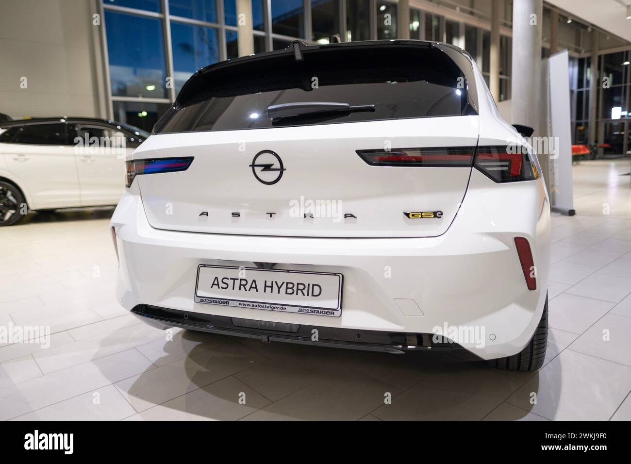 new white Opel Grandland Plug-in Hybrid car Opel Automobile GmbH ...