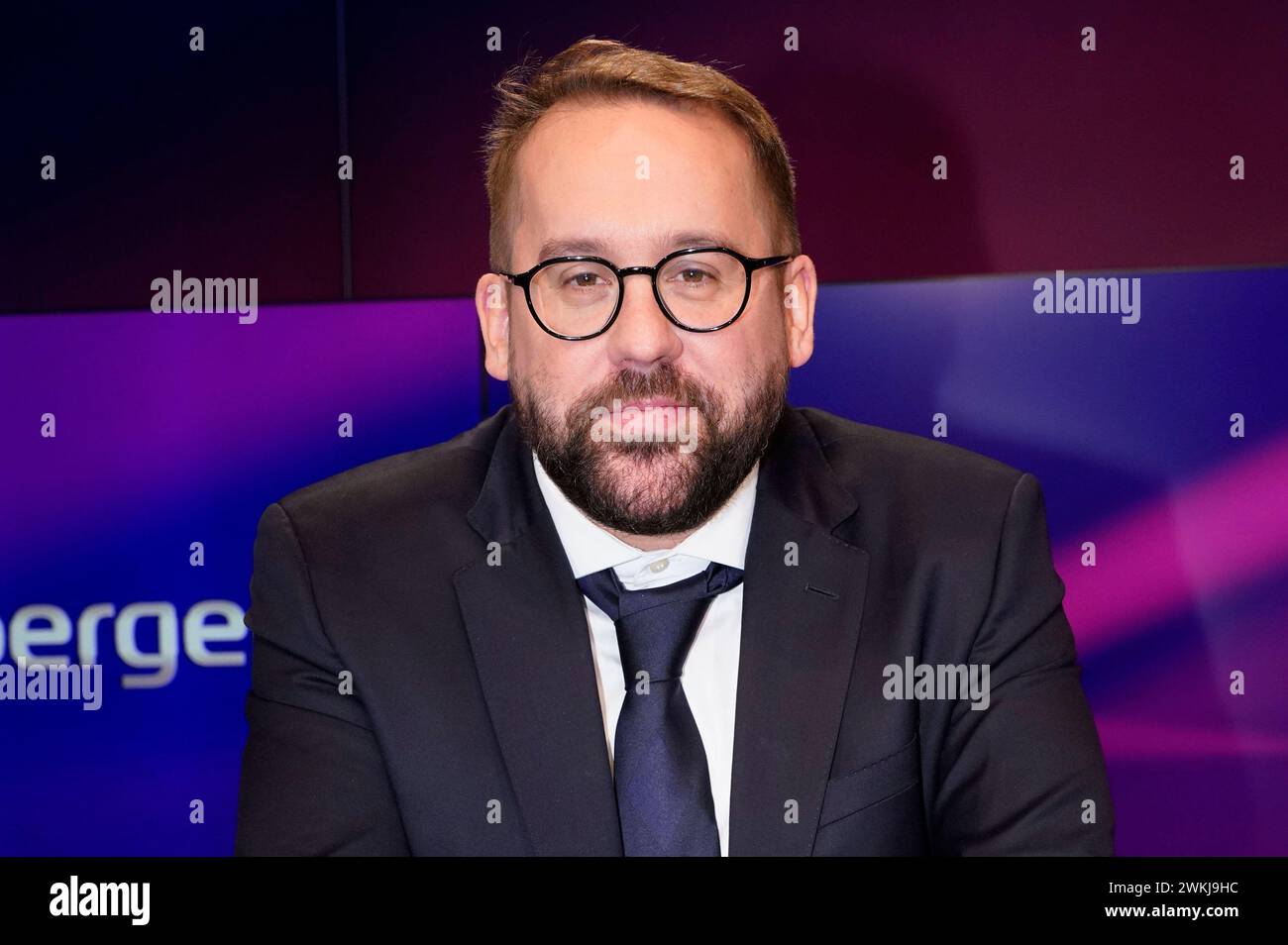 Paul Ronzheimer in der ARD-Talkshow maischberger im Studio Berlin ...