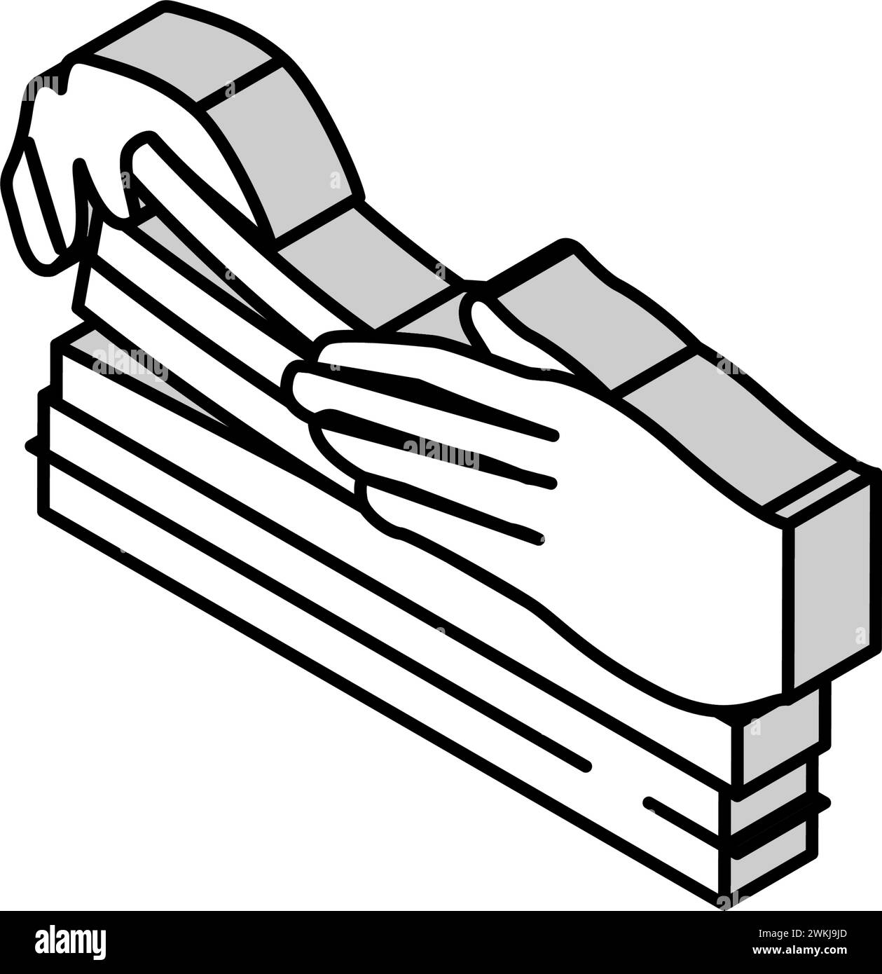 review paper document isometric icon vector illustration Stock Vector ...