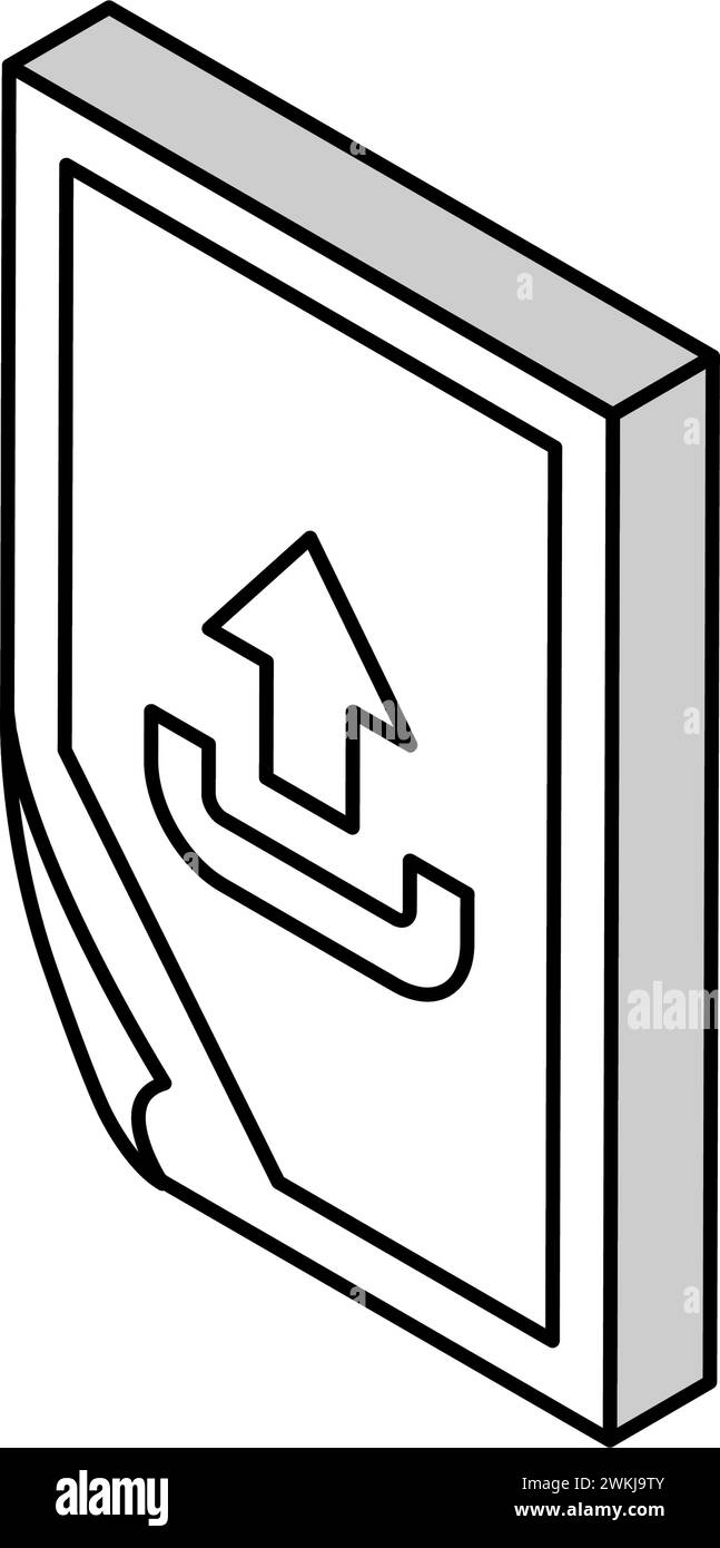 Upload paper document isometric hi-res stock photography and images - Alamy