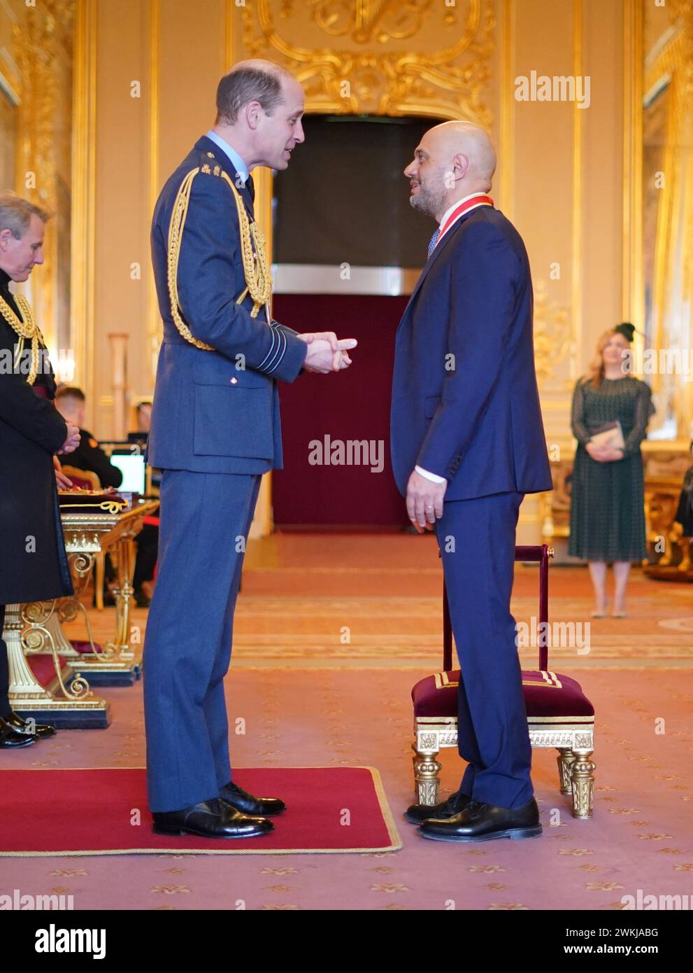 The Right Honourable Sir Sajid Javid is made a Knight Bachelor by the ...