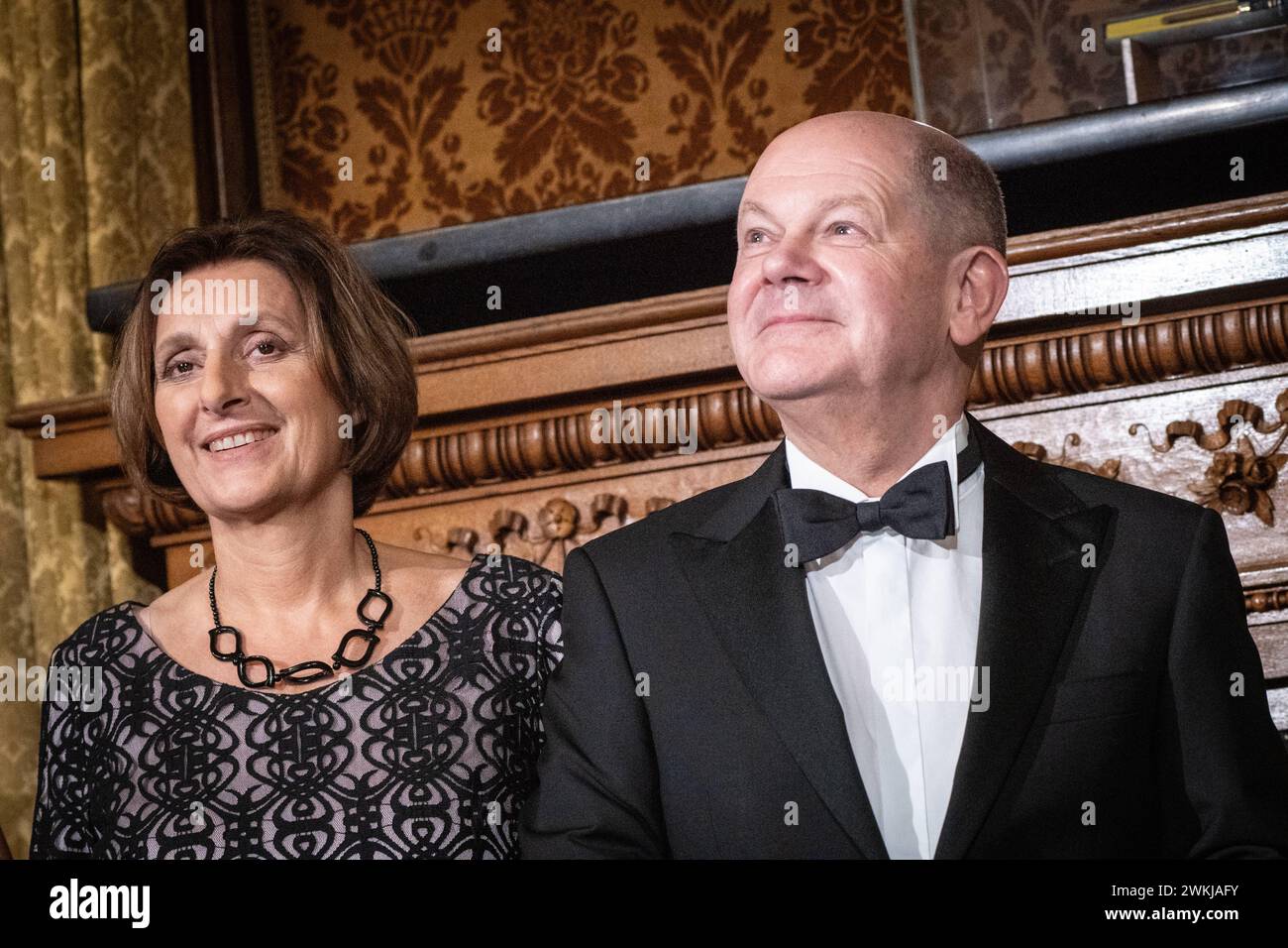 Matthiae Mahl 2024 Bundeskanzler Olaf Scholz Mit Seiner Ehefrau