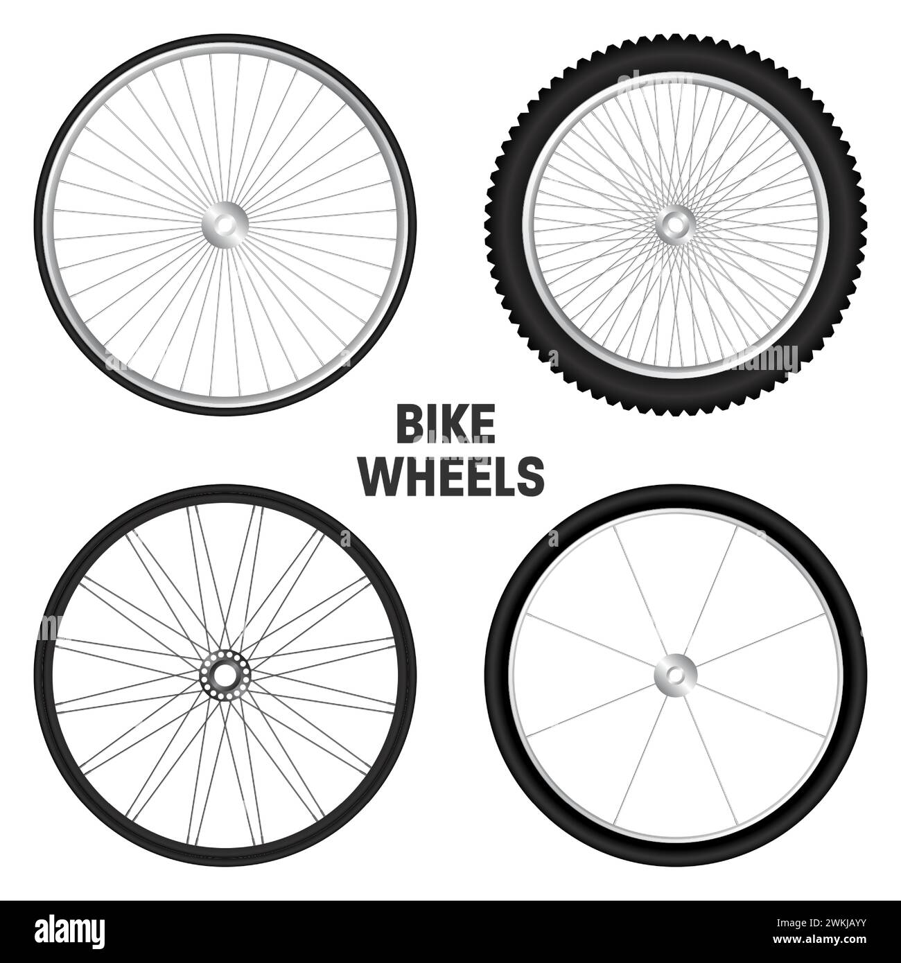 Spokes rims Stock Vector Images - Alamy