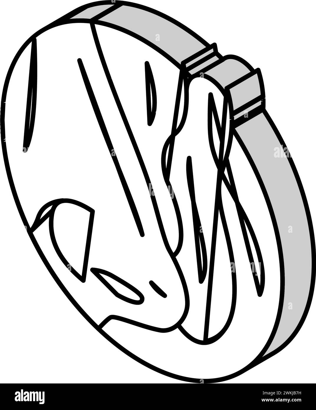 nose smell isometric icon vector illustration Stock Vector Image & Art ...