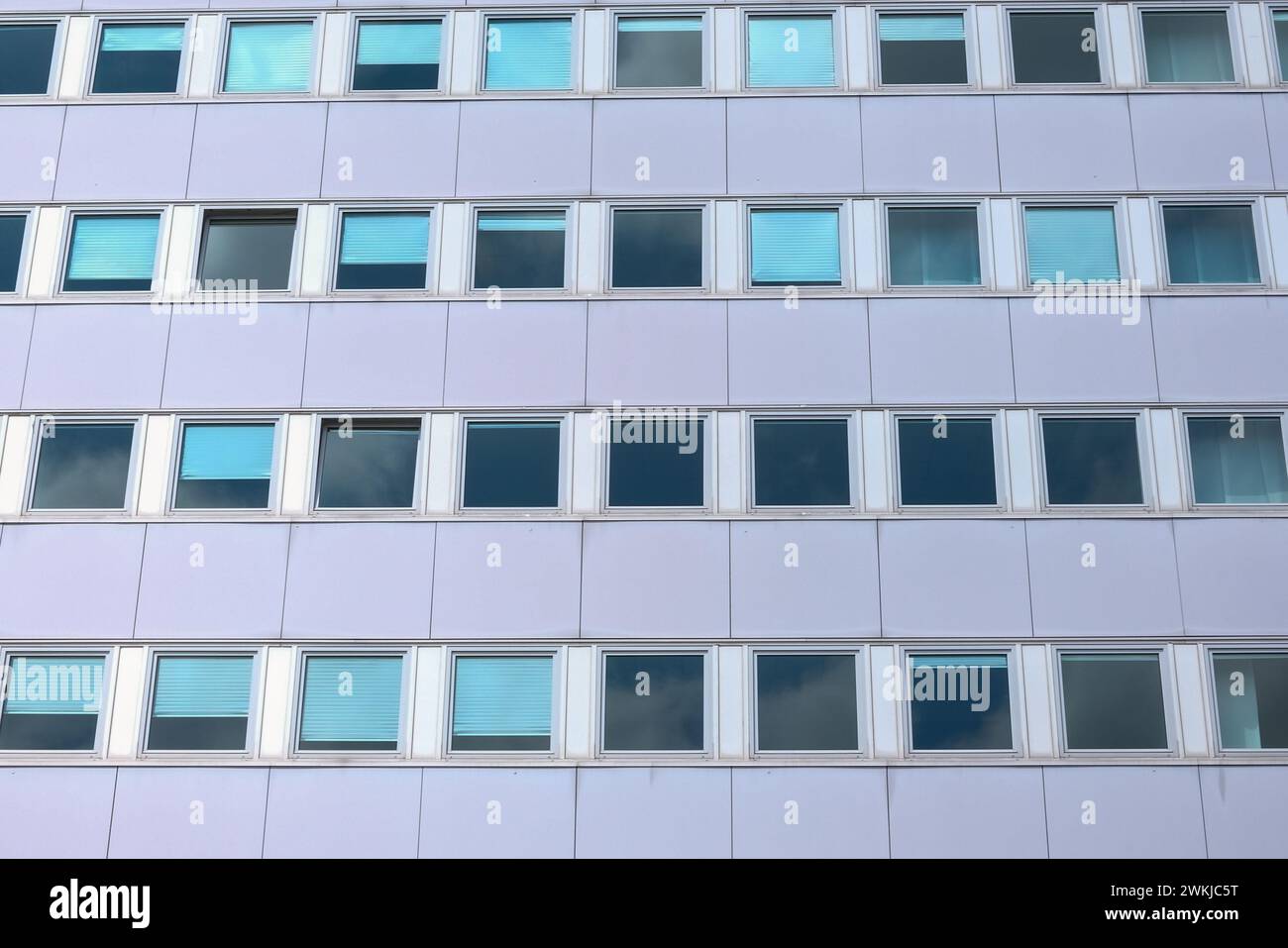 facade of an modern large house ,wall with windows Stock Photo - Alamy