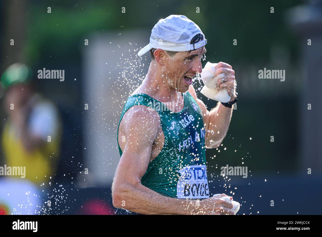 Brendan BOYCE participating in the 35 KILOMETRES RACE WALK at the World ...