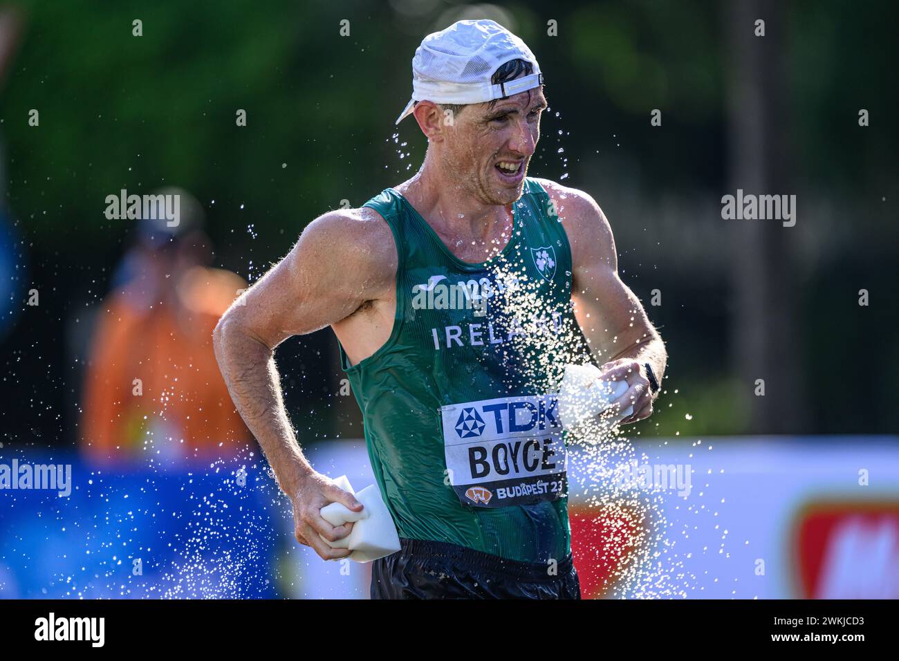 Brendan BOYCE participating in the 35 KILOMETRES RACE WALK at the World ...