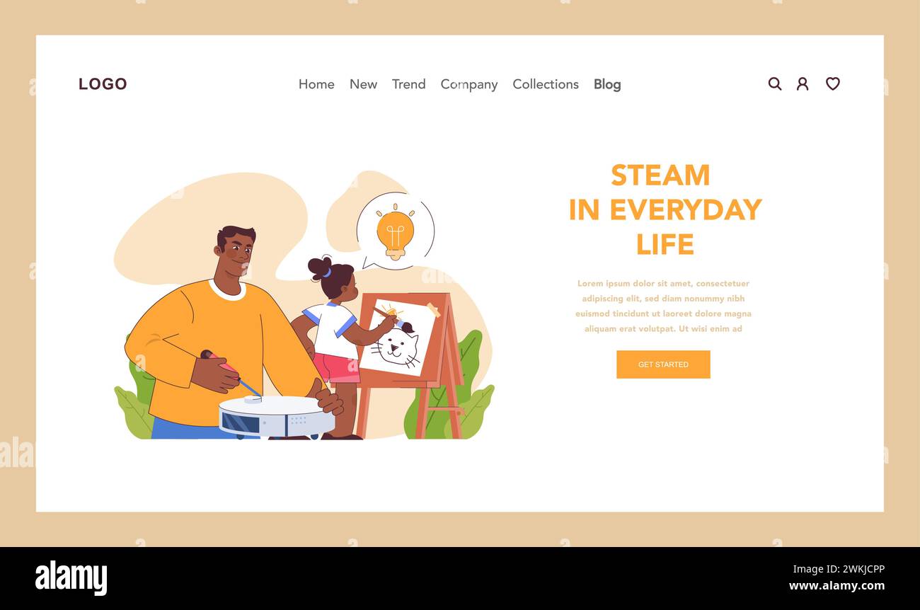 Primary schoolchildren science lesson Stock Vector Images - Alamy