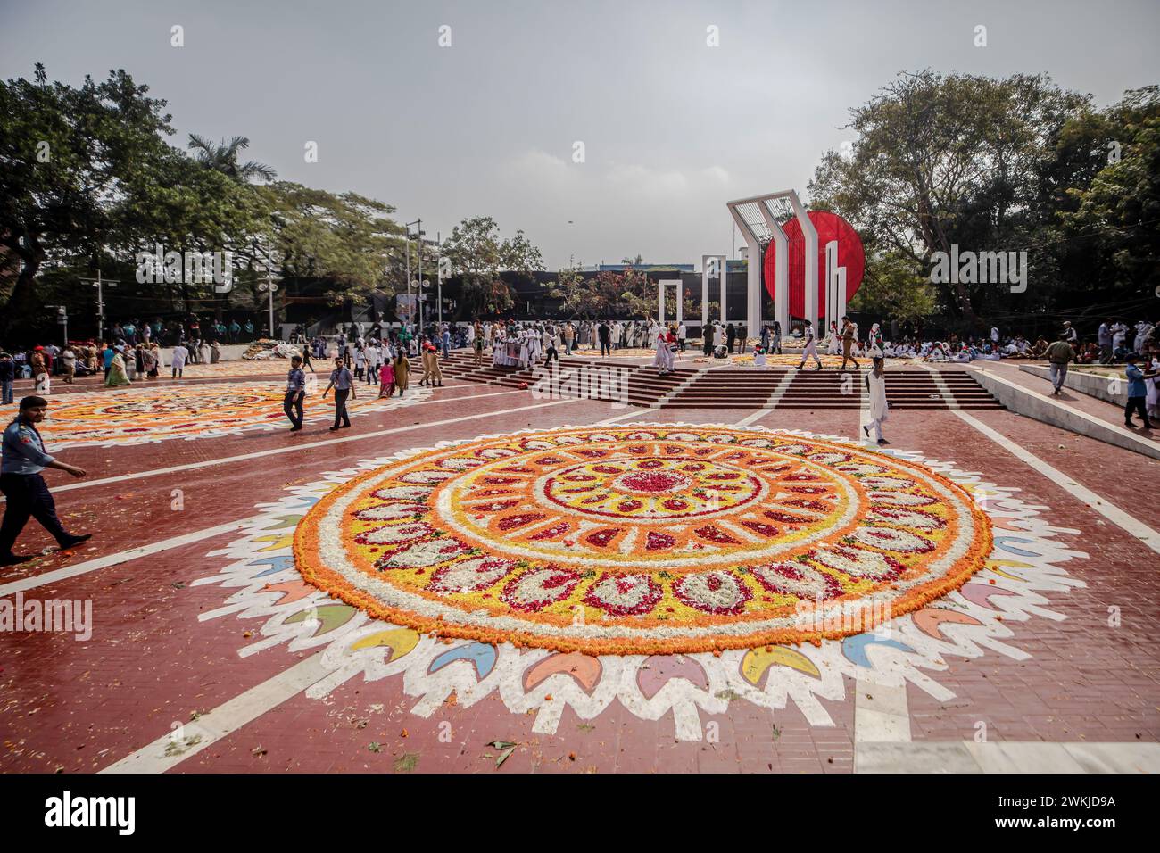 Dhaka, Bangladesh. 21st Feb, 2024. The martyr's monument Central ...