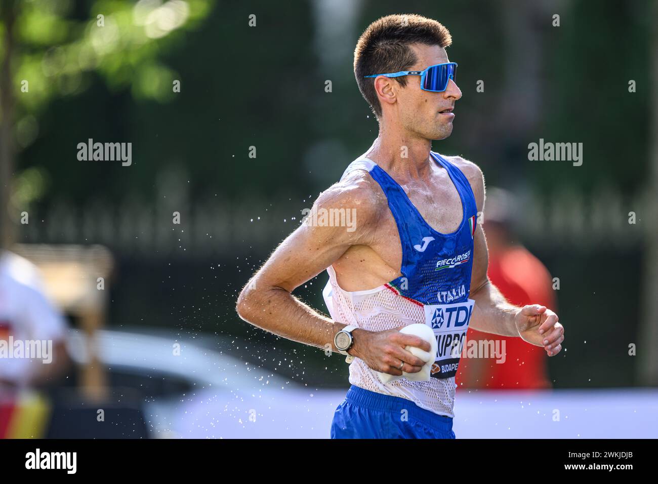 Matteo GIUPPONI participating in the 35 KILOMETRES RACE WALK at the ...