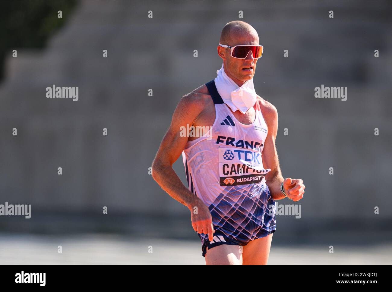 Kevin CAMPION participating in the 35 KILOMETRES RACE WALK at the World ...