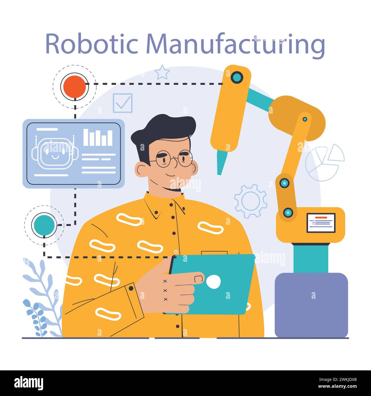 Robotic manufacture. Automated systems or AI working for manufacturing ... Robotic manufacture. Automated systems or AI working for manufacturing ...