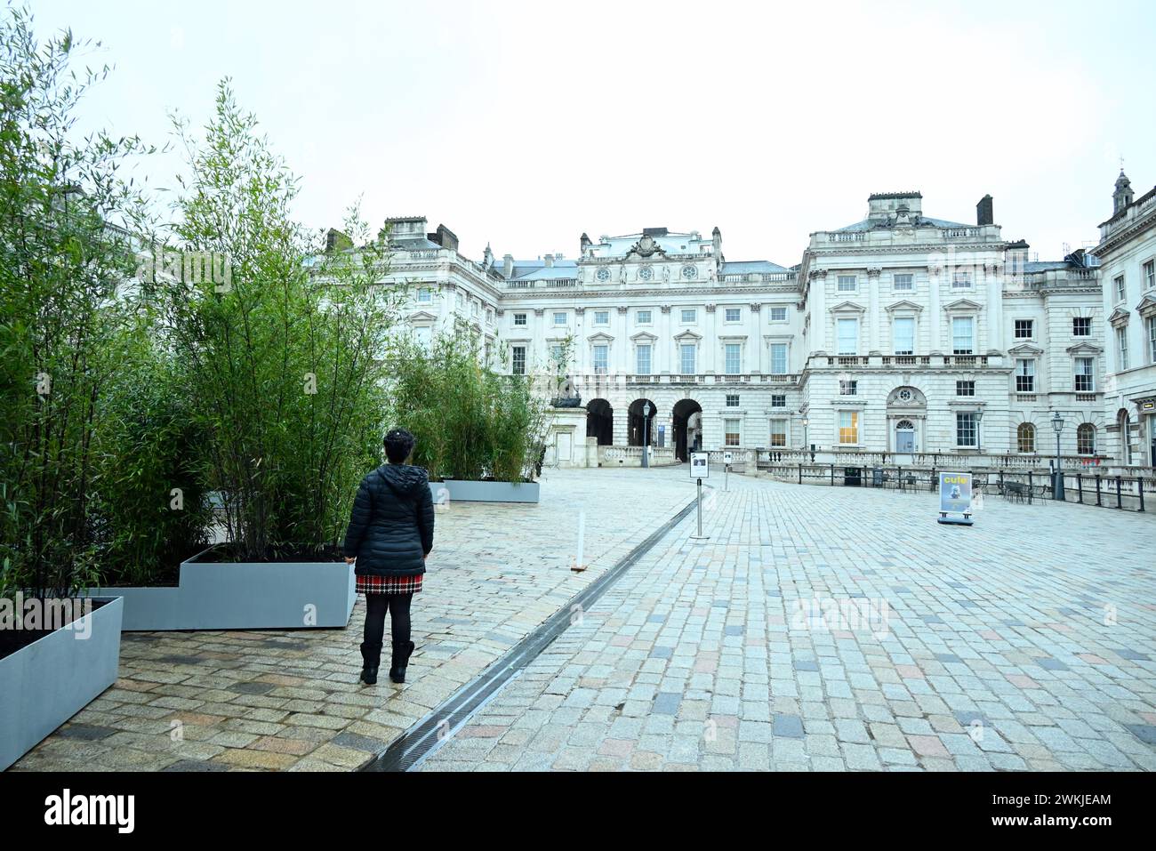 Using over 300 locally sourced bamboos, the 15-metre-long installation ...