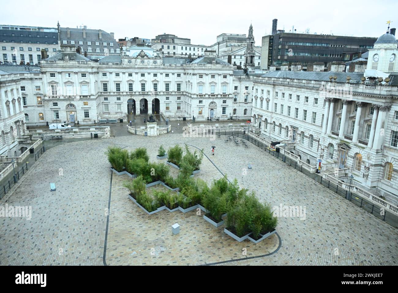 Using over 300 locally sourced bamboos, the 15-metre-long installation ...