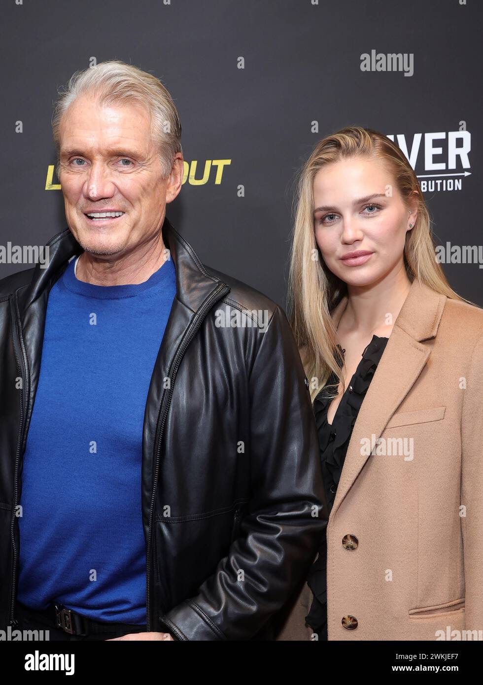 West Hollywood, Ca. 20th Feb, 2024. Dolph Lundgren, Ida Lundgren at the ...