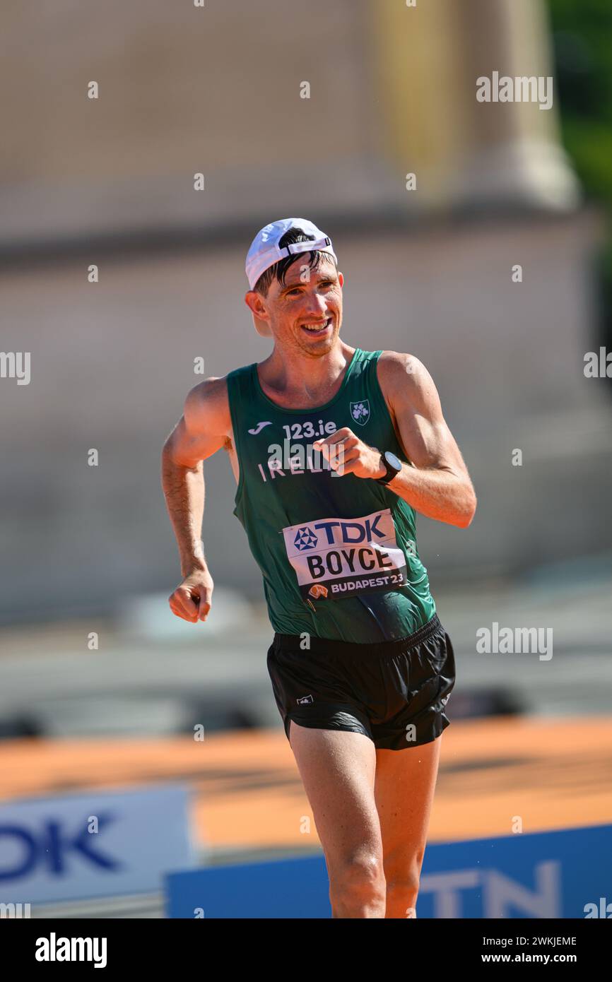 Brendan BOYCE participating in the 35 KILOMETRES RACE WALK at the World ...