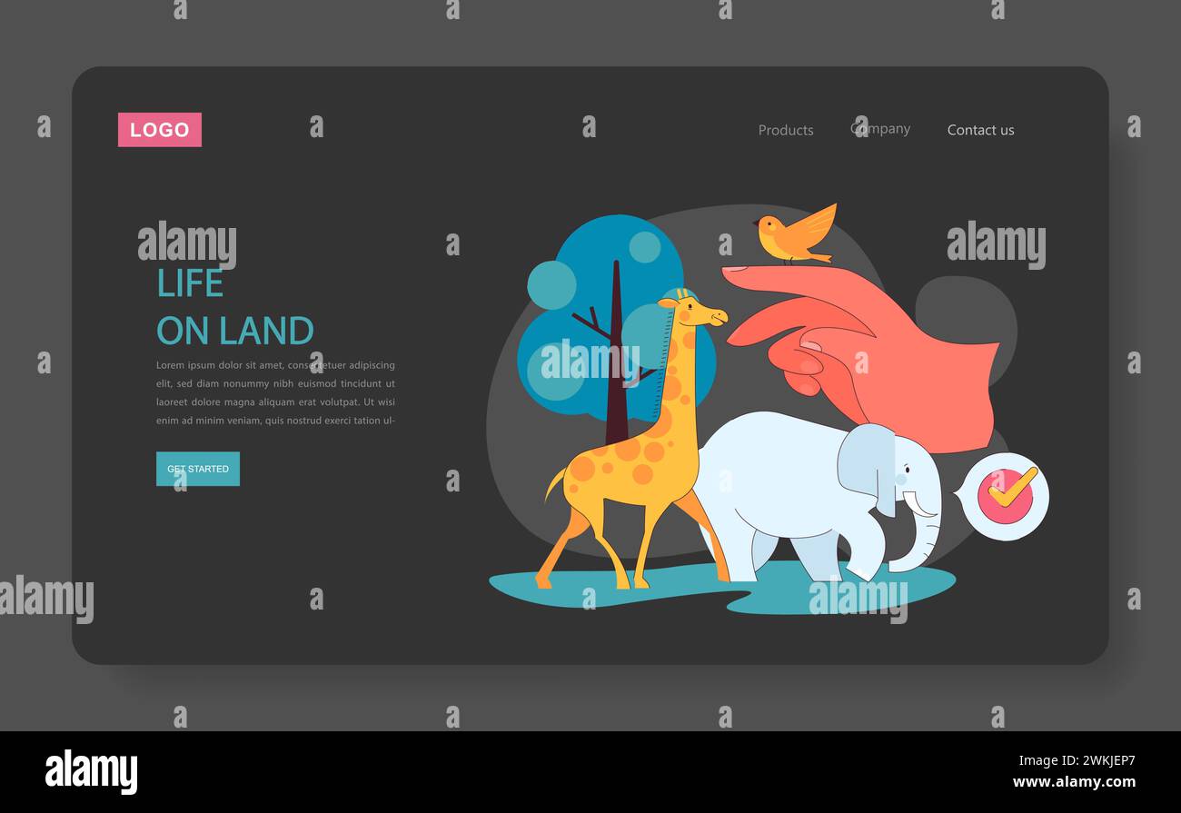 Wildlife preservation effort Stock Vector Images - Alamy