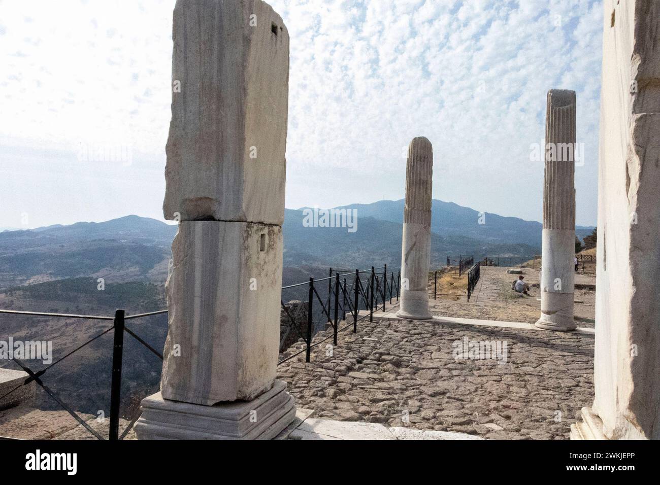 The Acropolis of Pergamon. An Ancient City on the Hill in Turkey ...