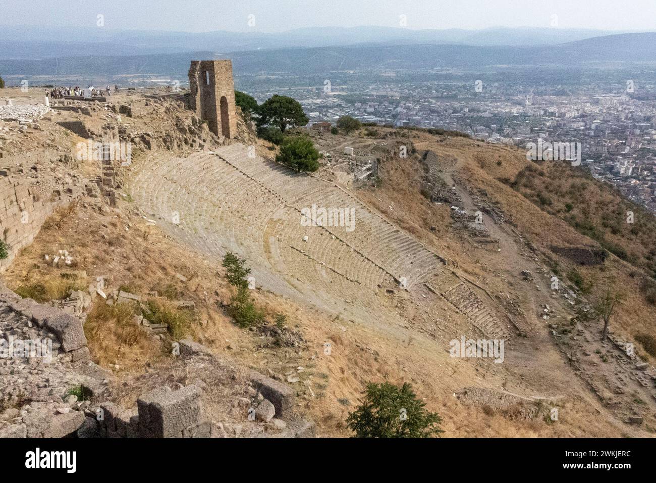 The Acropolis of Pergamon. An Ancient City on the Hill in Turkey ...