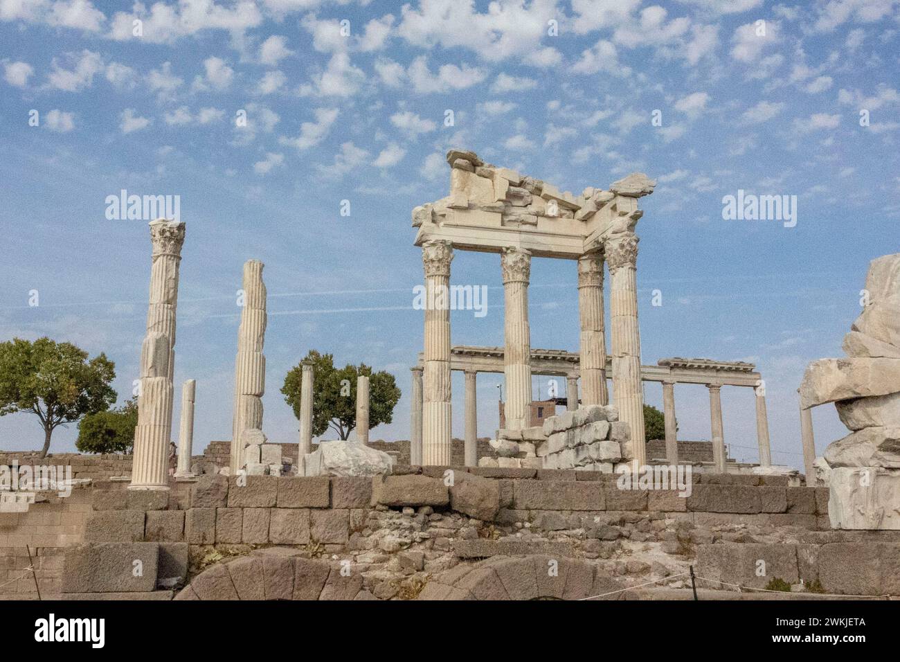 The Acropolis of Pergamon. An Ancient City on the Hill in Turkey ...