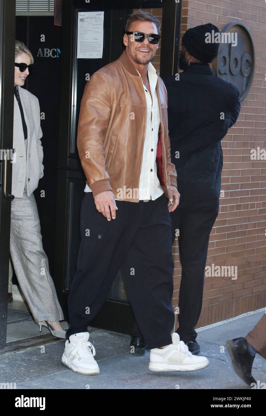 New York, NY, USA. 20th Feb, 2024. Alan Ritchson seen at The View on ...