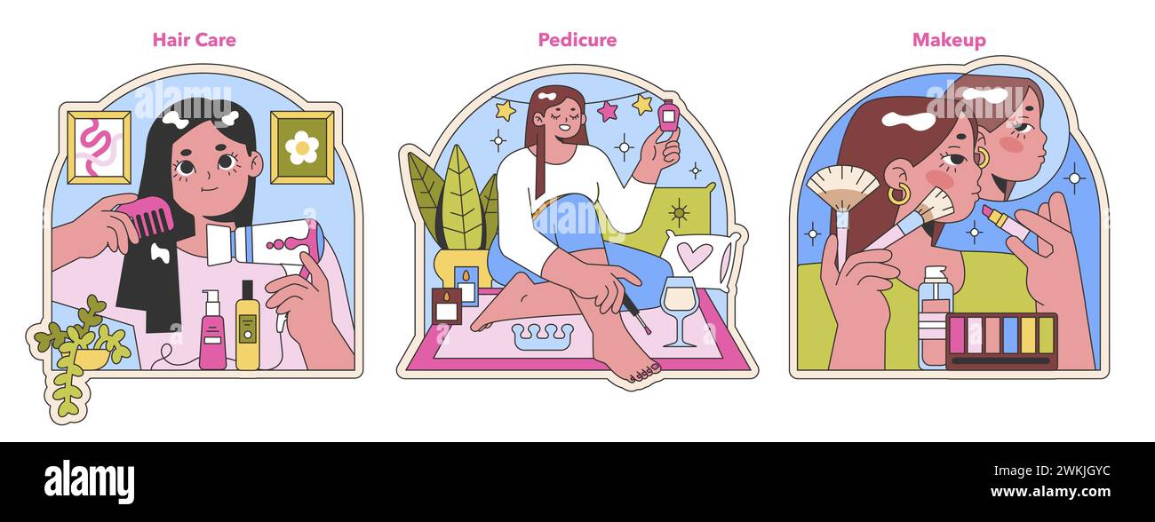 Meticulous routine Stock Vector Images - Alamy