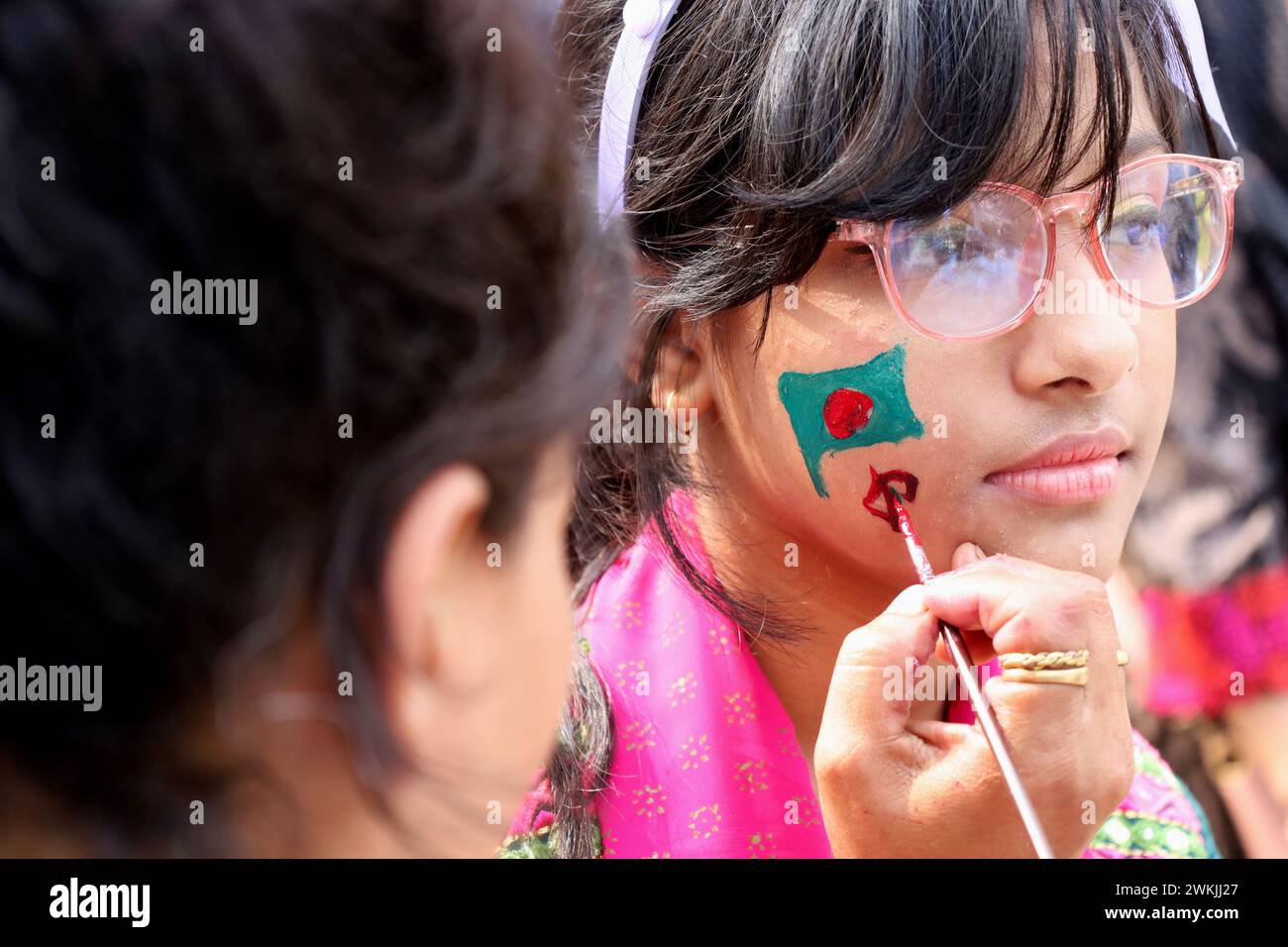 Dhaka, Dhaka, Bangladesh. 21st Feb, 2024. On International Mother ...