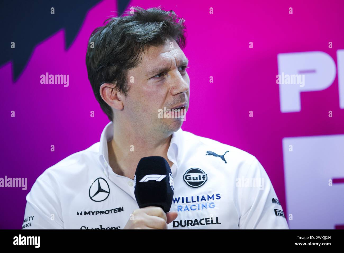 VOWLES James, Team Principal of Williams Racing, portrait in press ...