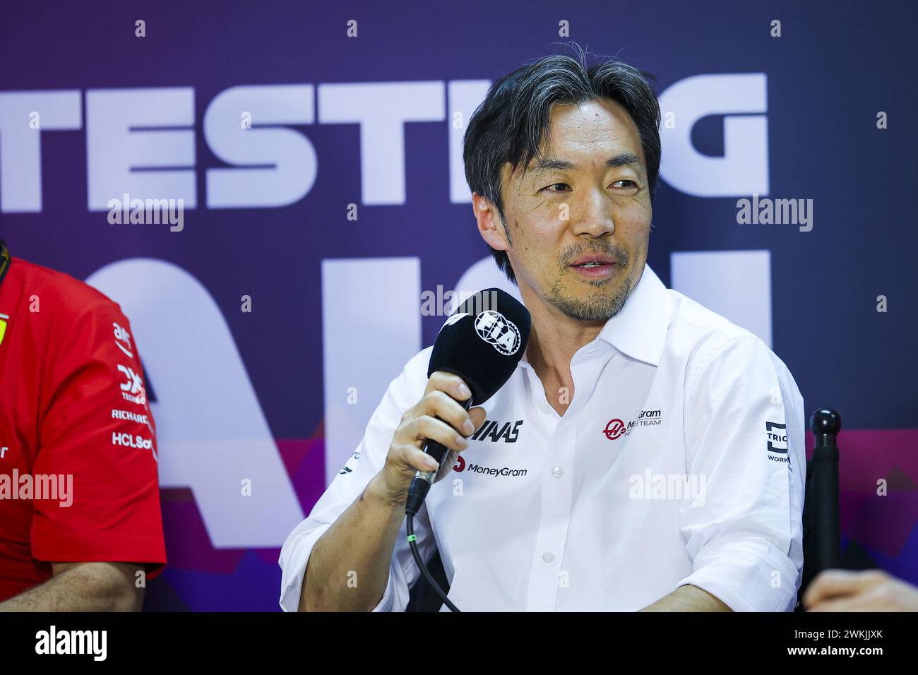 KOMATSU Ayao (jpn), Team Principal of Haas F1 team, portrait in press conference during the ...
