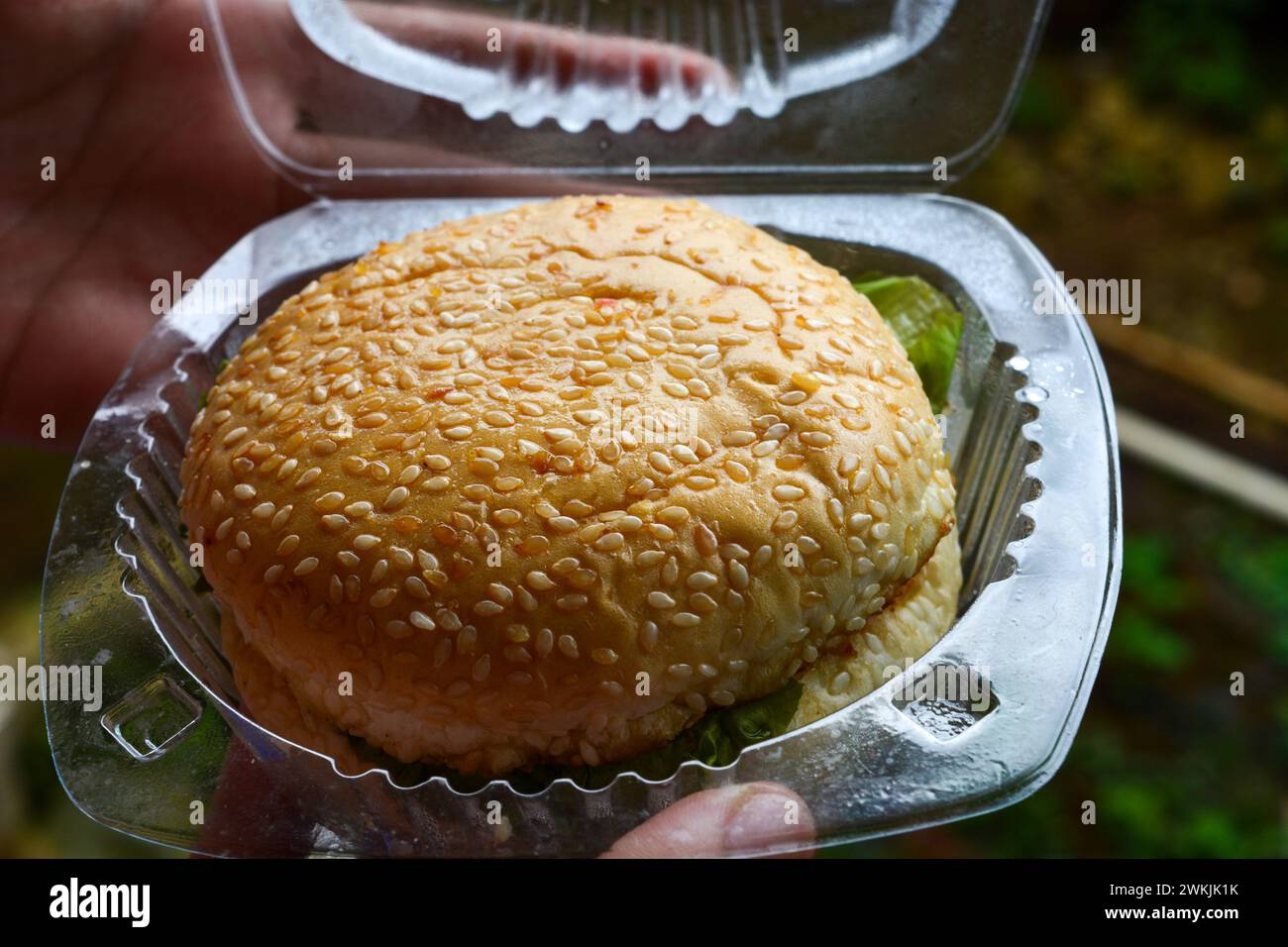 Fast food like hamburgers are unhealthy foods Stock Photo - Alamy