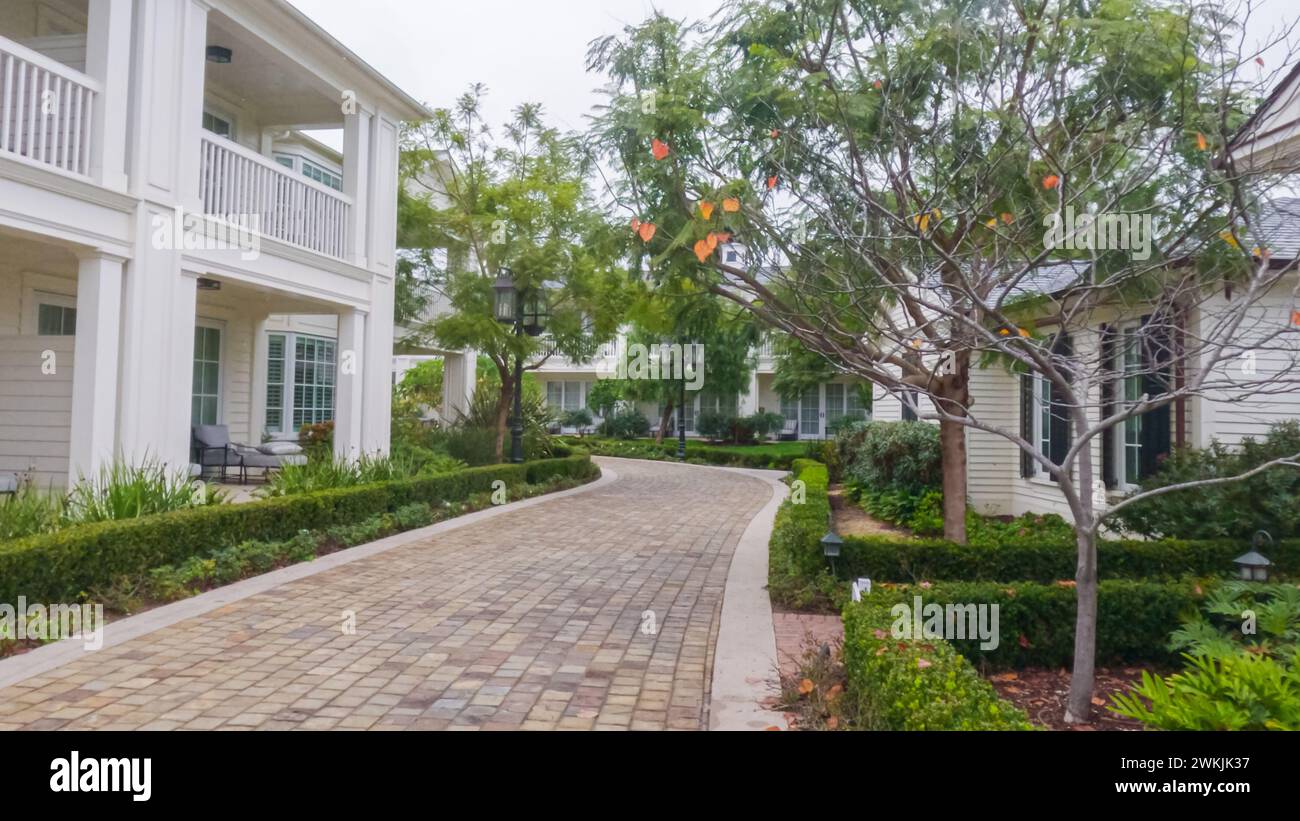 Winter Stroll through Rosewood Hotel, Miramar Beach Stock Photo - Alamy