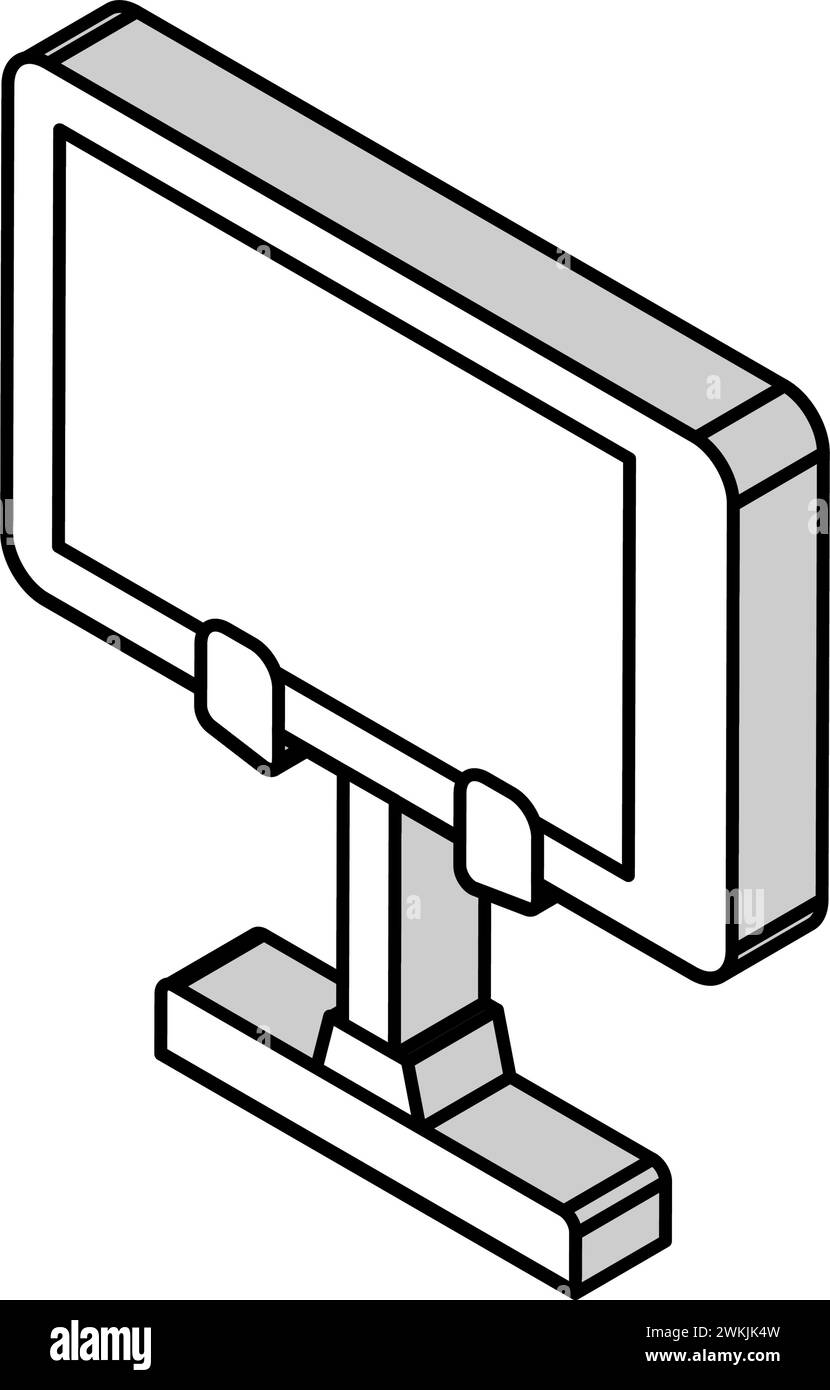 phone stand desk home office isometric icon vector illustration Stock ...