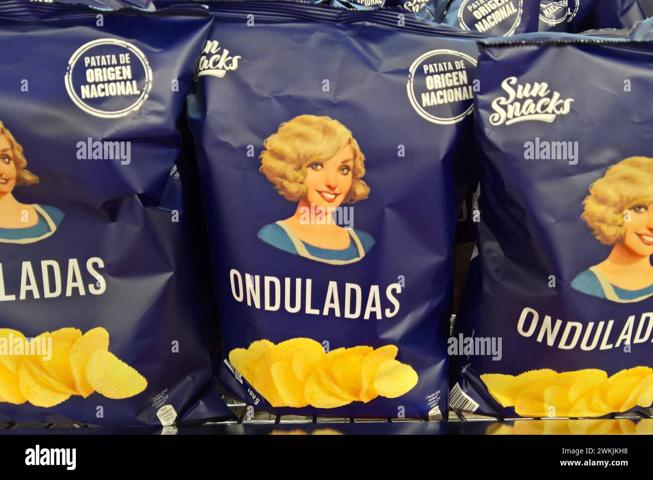 Sun Snacks - Onduladas, Chips im Sortiment von Aldi Spanien *** Sun ...