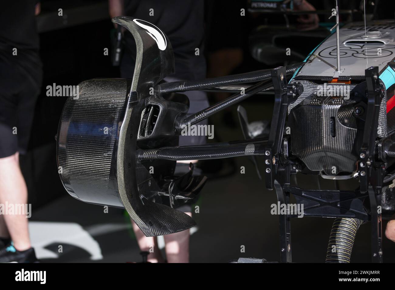 Mercedes AMG F1 Team W15, mechanical detail during the Formula 1 Aramco ...