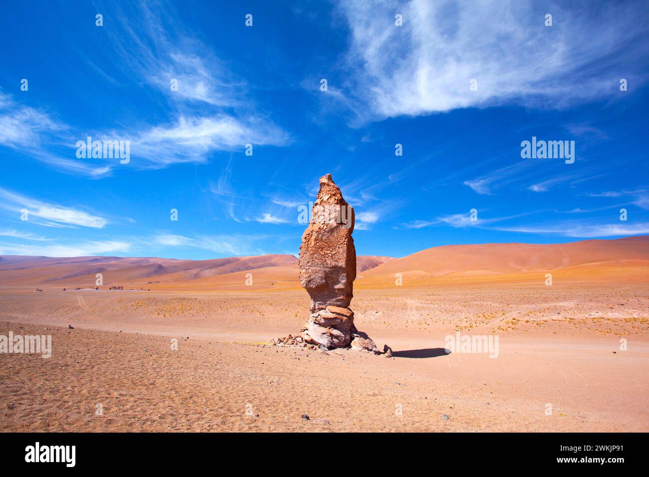 The "Monjes de la Pacana" (also known as "Moais de Tara"), Salar de ...