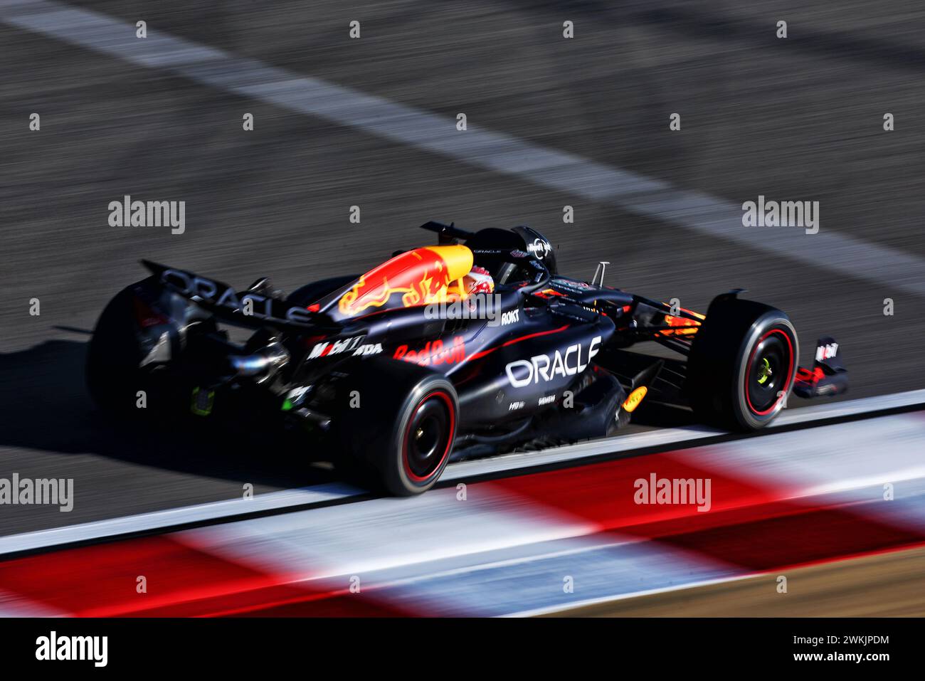 Sakhir, Bahrain. 21st Feb, 2024. Max Verstappen (NLD) Red Bull Racing ...