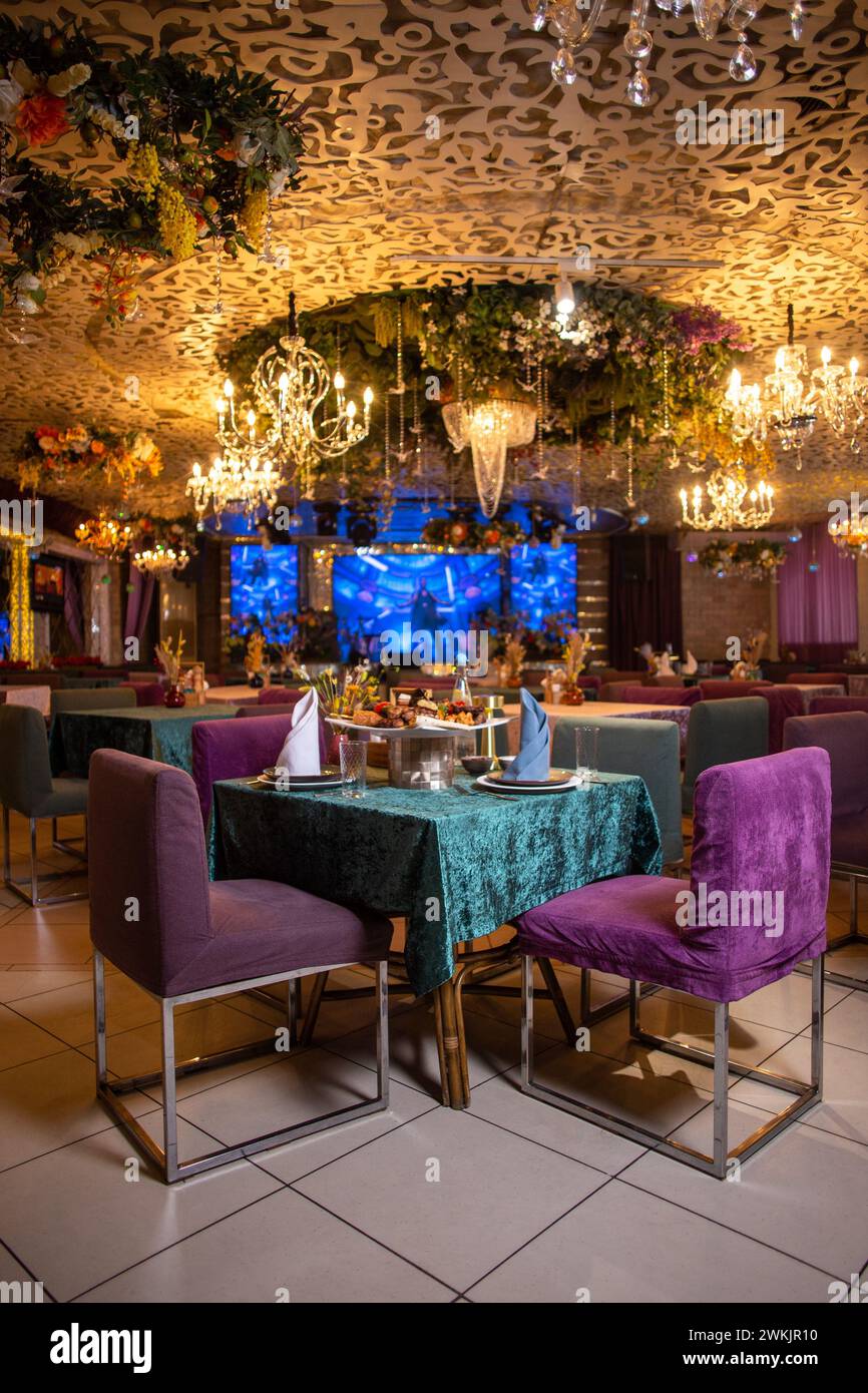 Purple Luxurious Restaurant