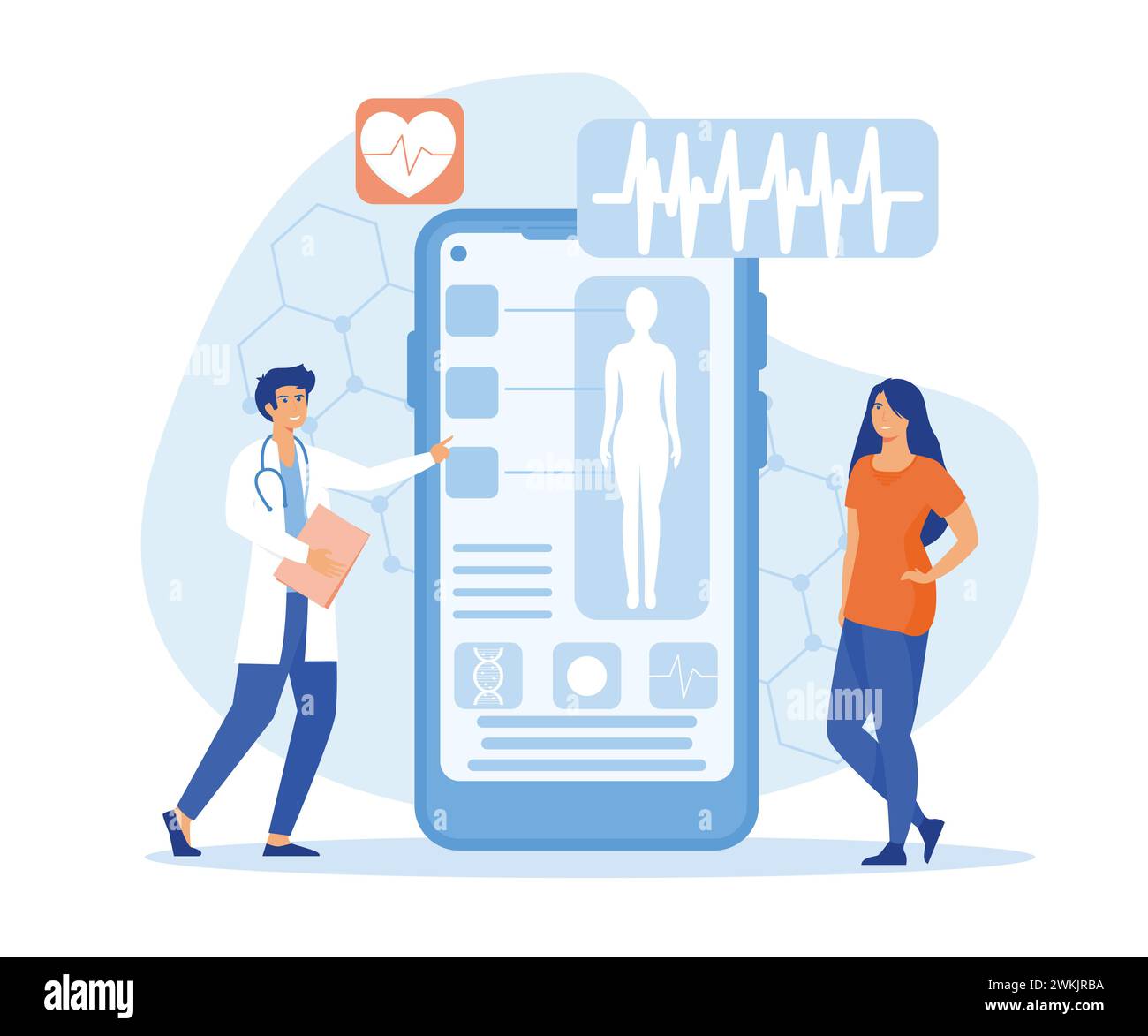 Smart doctor Stock Vector Images - Alamy