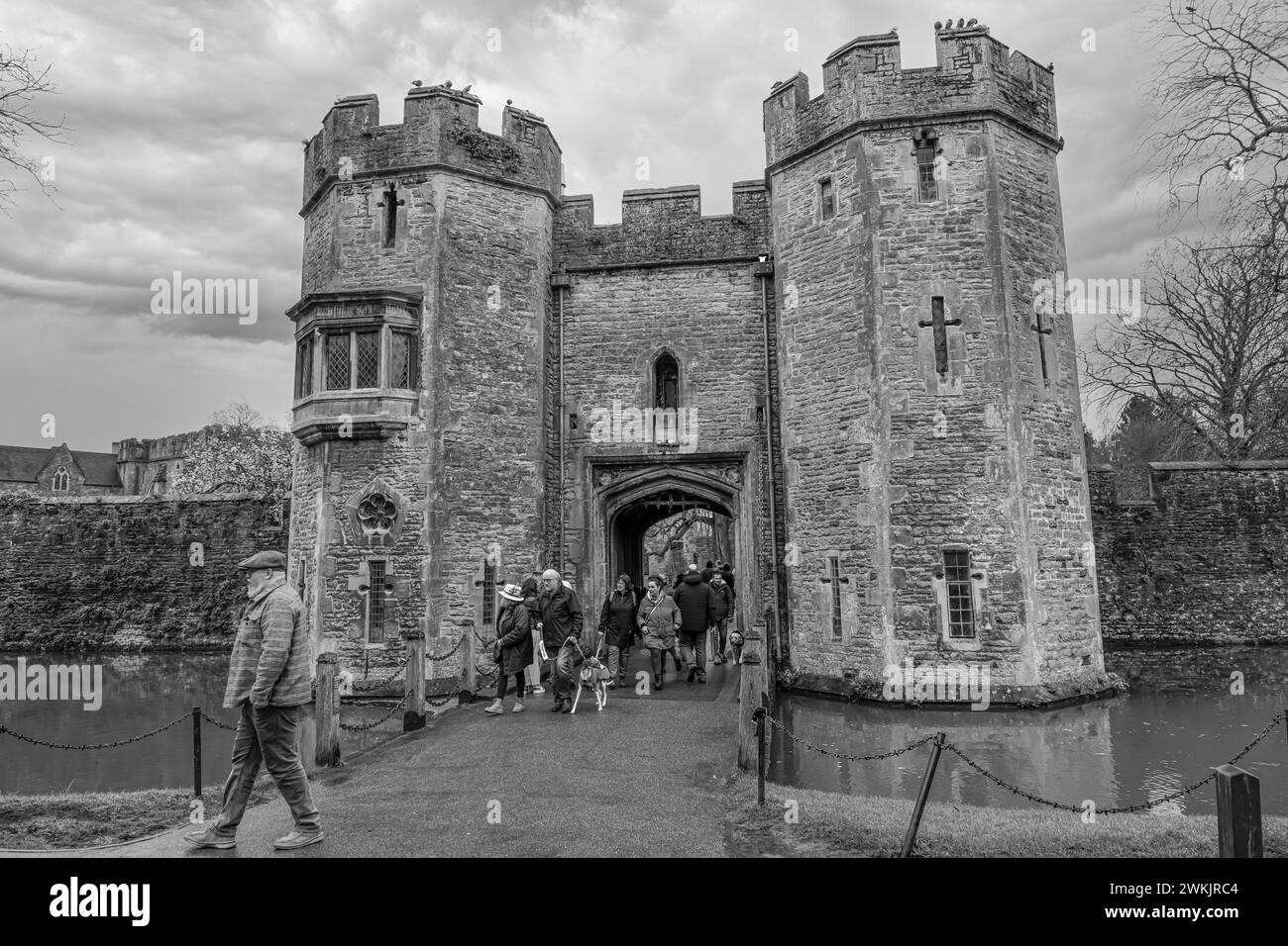 Palace moat Black and White Stock Photos & Images - Alamy